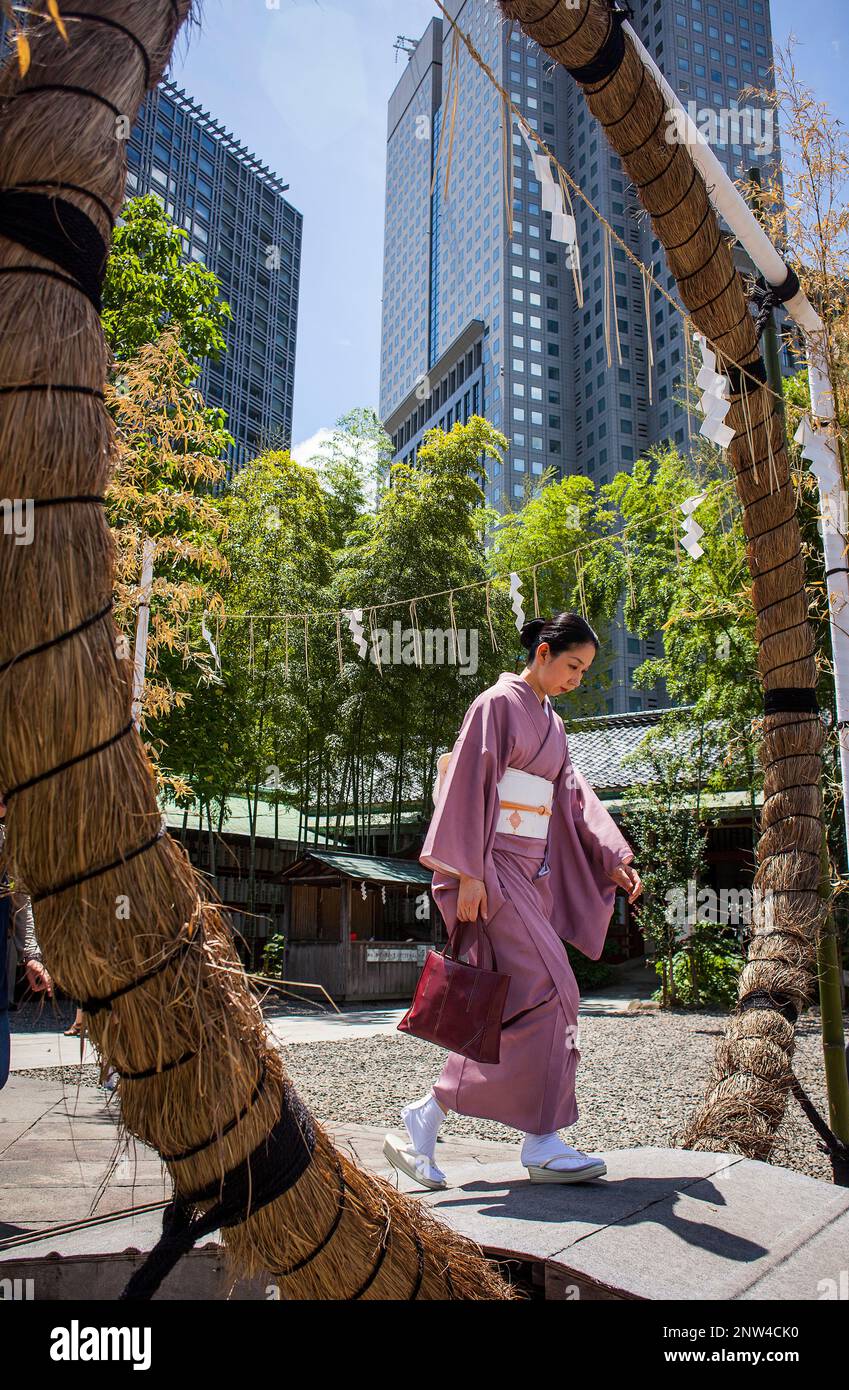HieJinja shrine, Nagata-cho.Tokyo city, Japan, Asia Stock Photo - Alamy