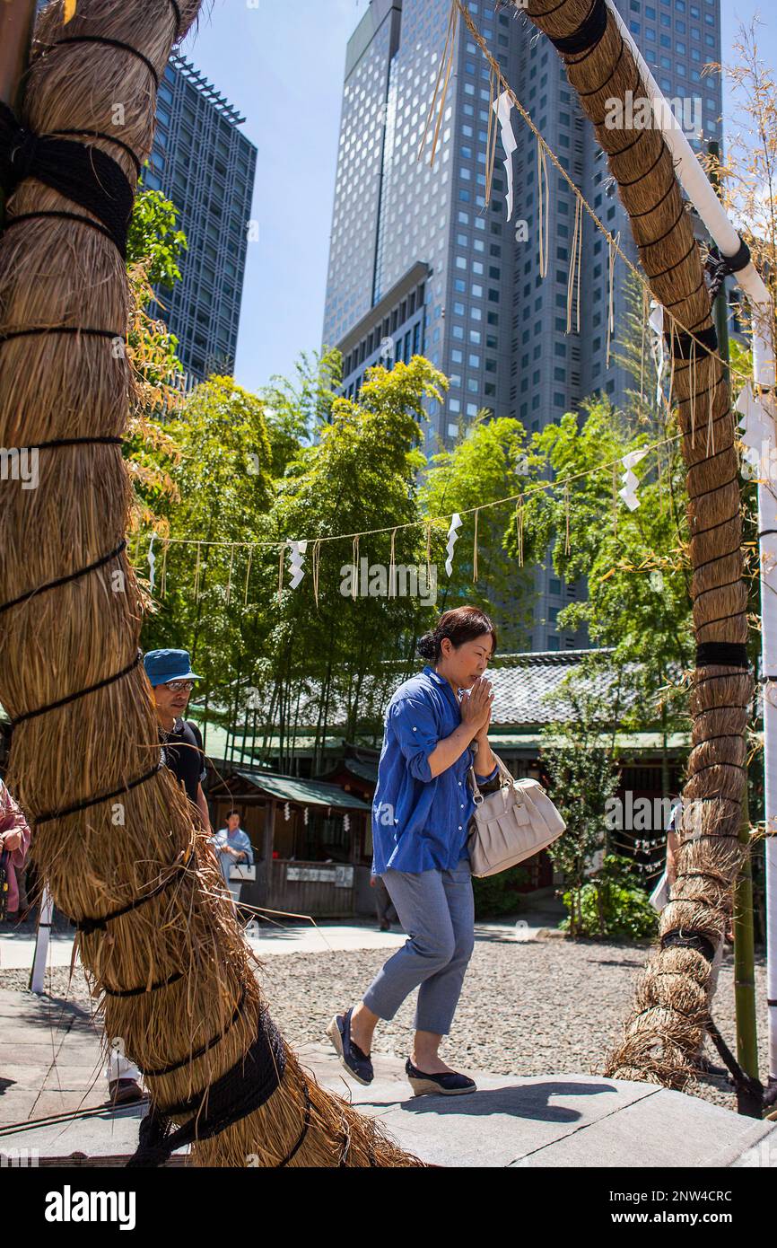 HieJinja shrine, Nagata-cho.Tokyo city, Japan, Asia Stock Photo - Alamy