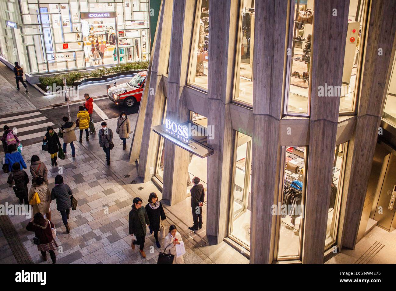 Keyaki buildind by the architect Norihiko Dan, Omotesando street. Tokyo ...