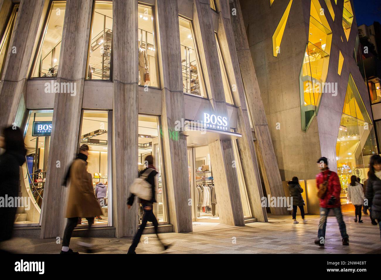 Keyaki buildind by the architect Norihiko Dan, Omotesando street. Tokyo ...