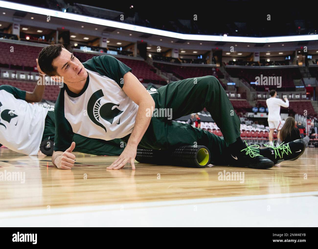 COLUMBUS, OH - JANUARY 05: Michigan State Spartans guard Conner George ...