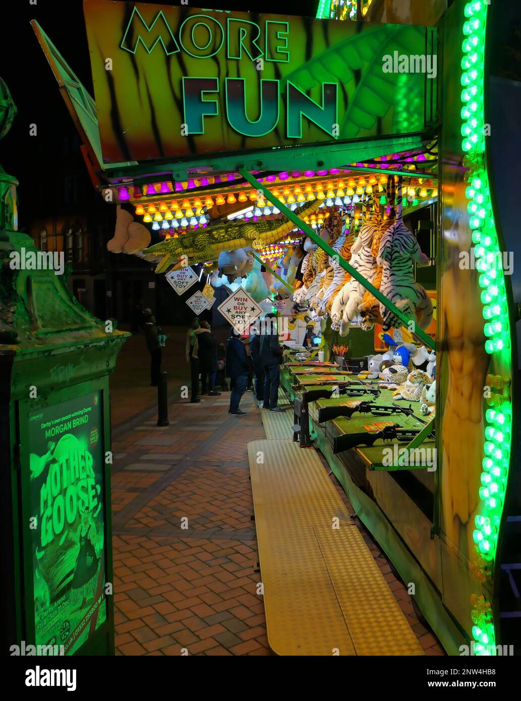 Derby City fair in the market place February 2023 Stock Photo - Alamy