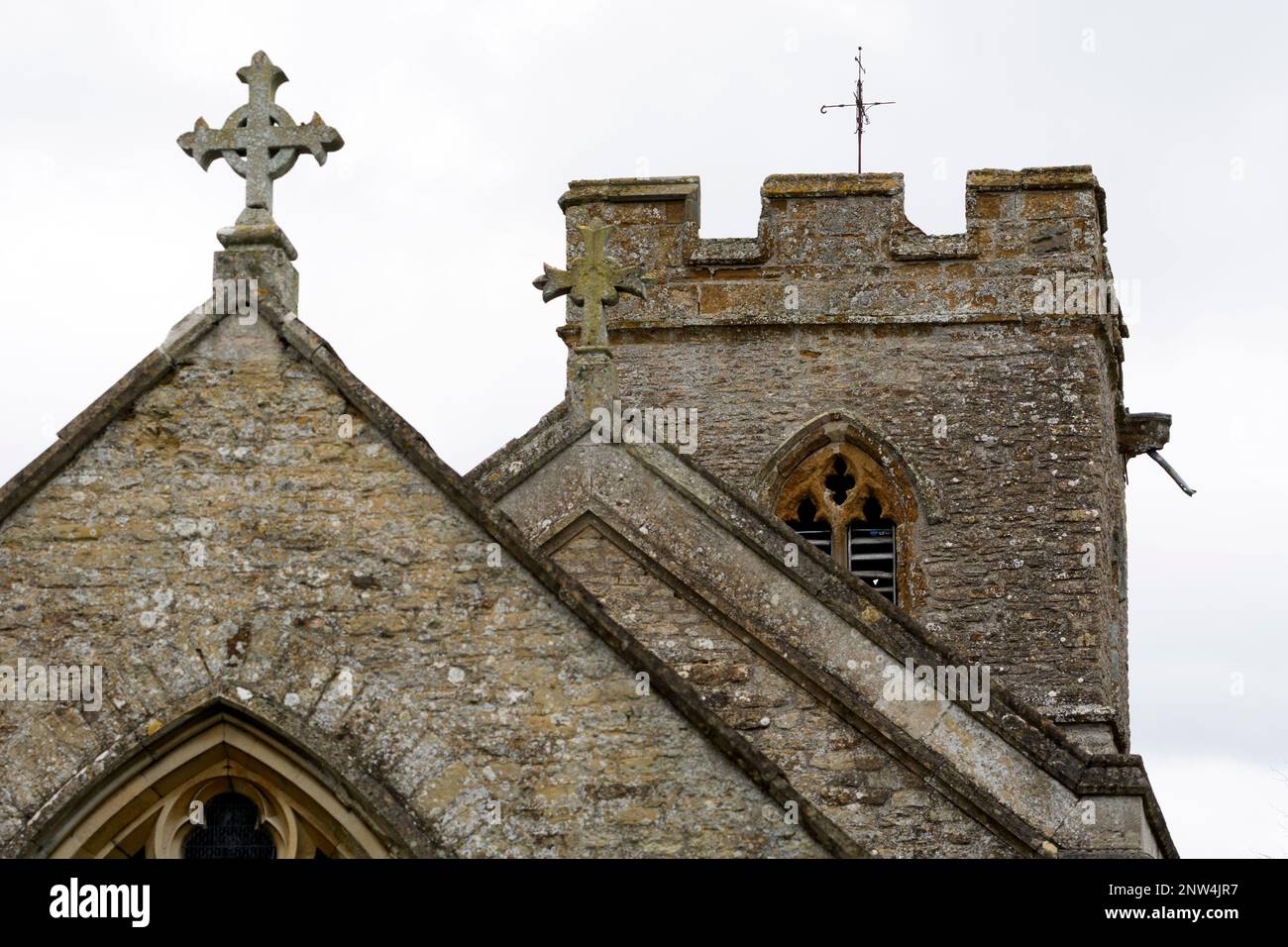St. John the Baptist Church, Tiffield, Northamptonshire, England, UK ...