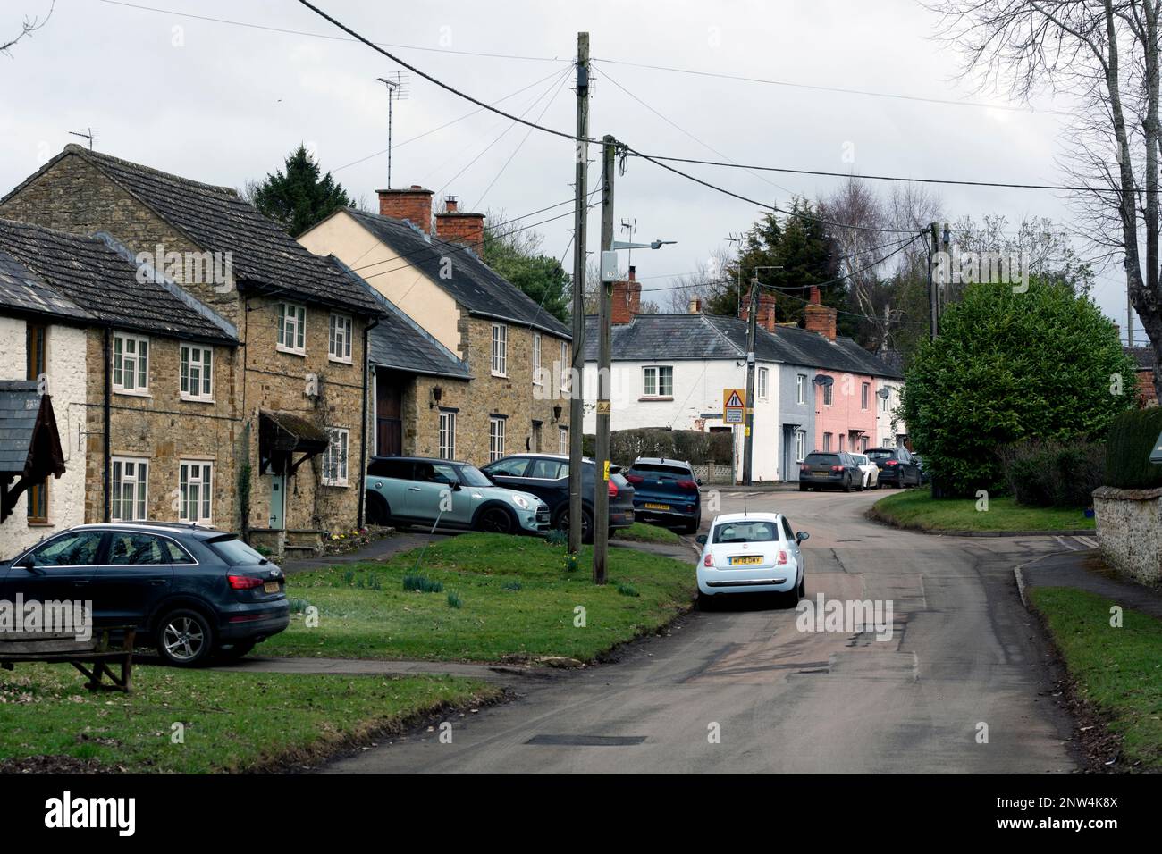 Tiffield village, Northamptonshire, England, UK Stock Photo - Alamy