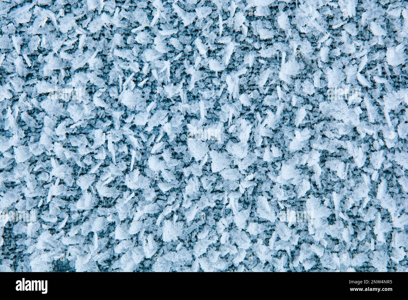 Ice crystals close up. Macro photo of a frozen surface Stock Photo - Alamy