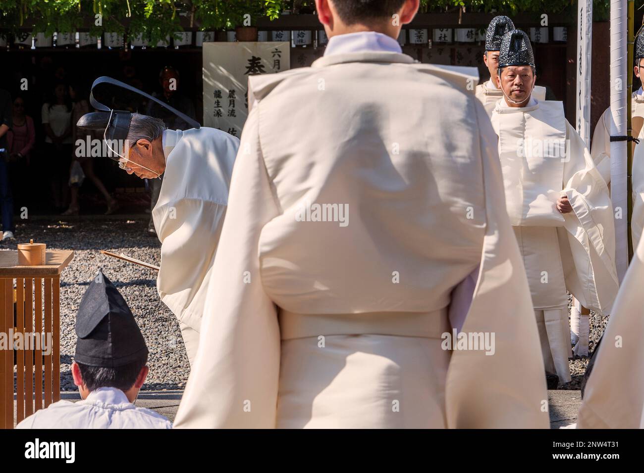 Sanno Oharai and Chinka-sai purification ceremony during Sanno Matsuri ...