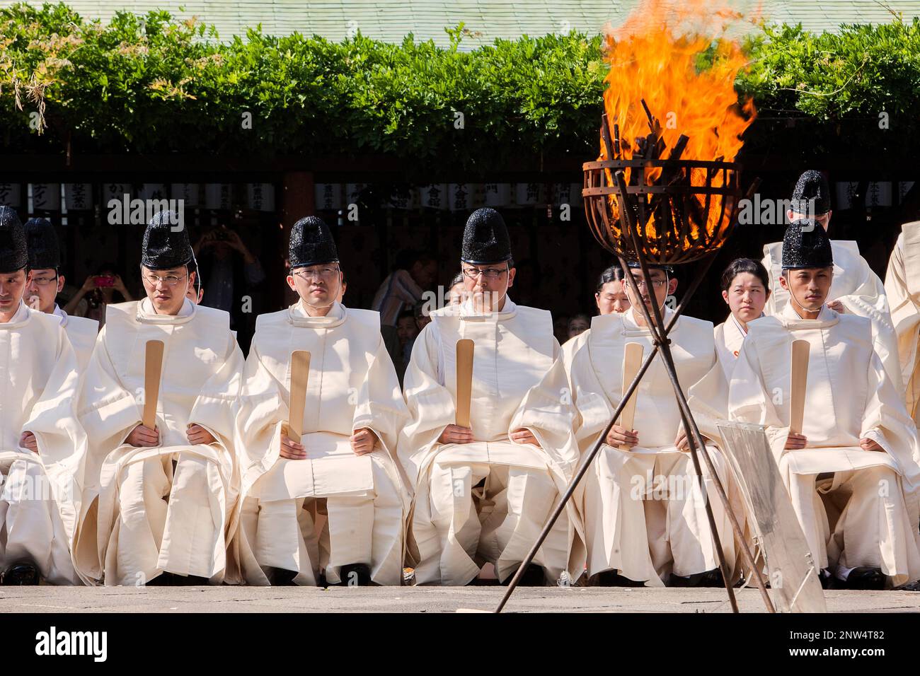 Sanno Oharai and Chinka-sai purification ceremony during Sanno Matsuri ...