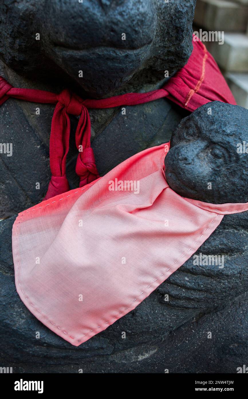 Detail of god monkey sculpture,the protector god of HieJinja shrine, in ...