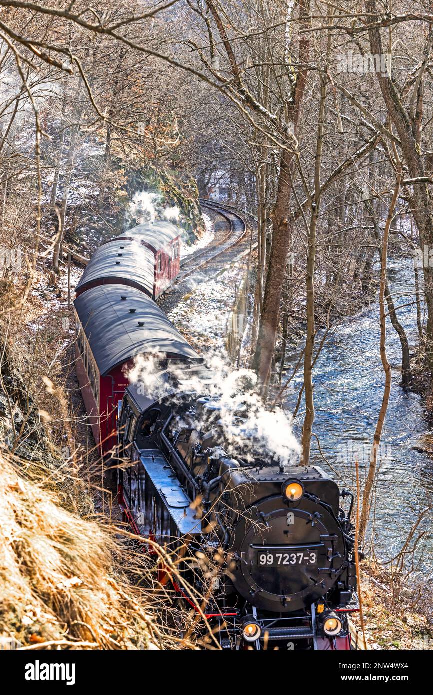 Harzer Schmalspurbahn Selketalbahn Harz Stock Photo Alamy
