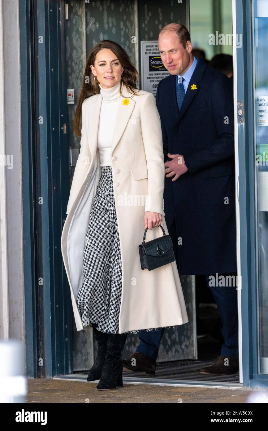 Port Talbot, UK - 28 Feb 2023, Prince William of Wales and Catherine ...