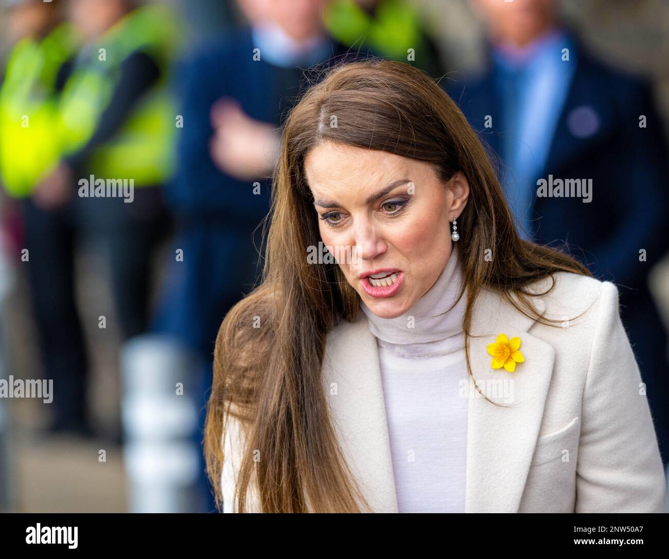 Port Talbot, UK - 28 Feb 2023, Catherine, Kate Middleton, Princess of ...