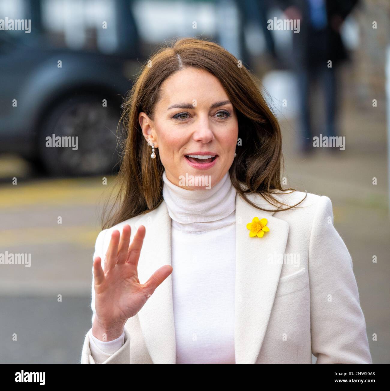 Port Talbot, UK - 28 Feb 2023, Catherine, Kate Middleton, Princess of ...