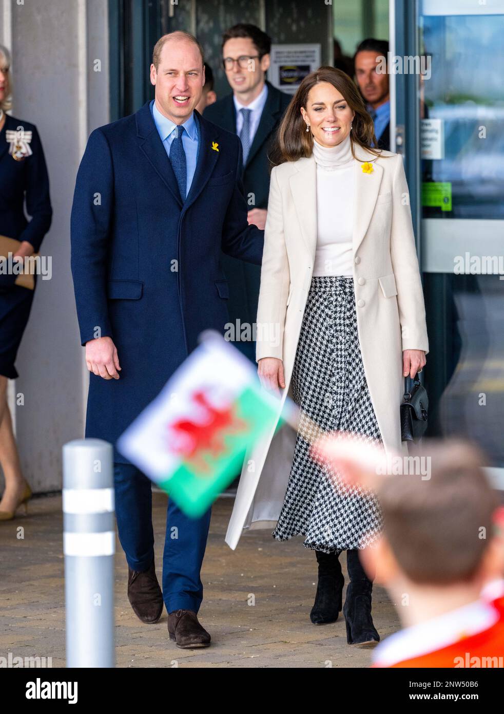 Port Talbot, UK - 28 Feb 2023, Prince William of Wales and Catherine ...