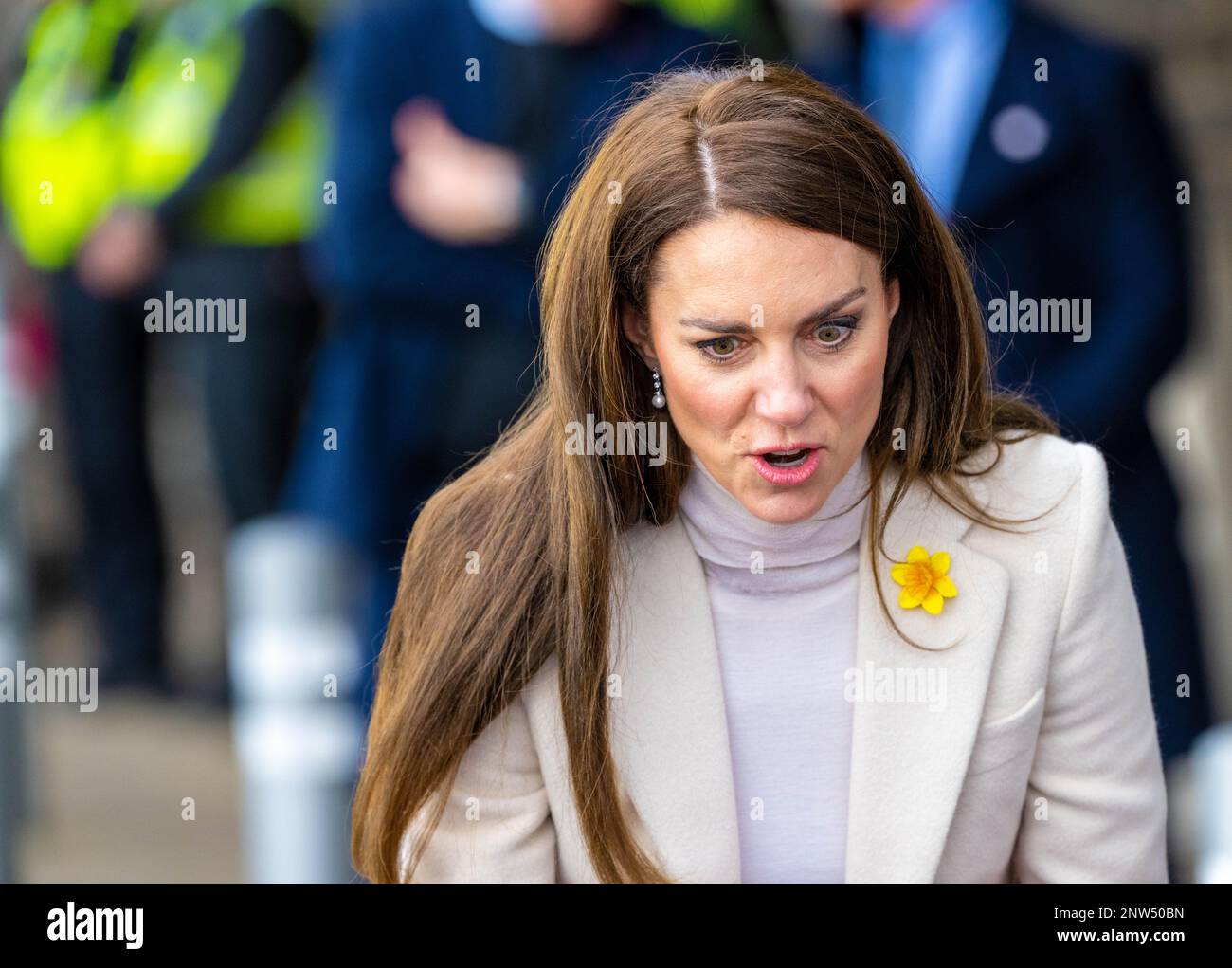 Port Talbot, UK - 28 Feb 2023, Catherine, Kate Middleton, Princess of ...