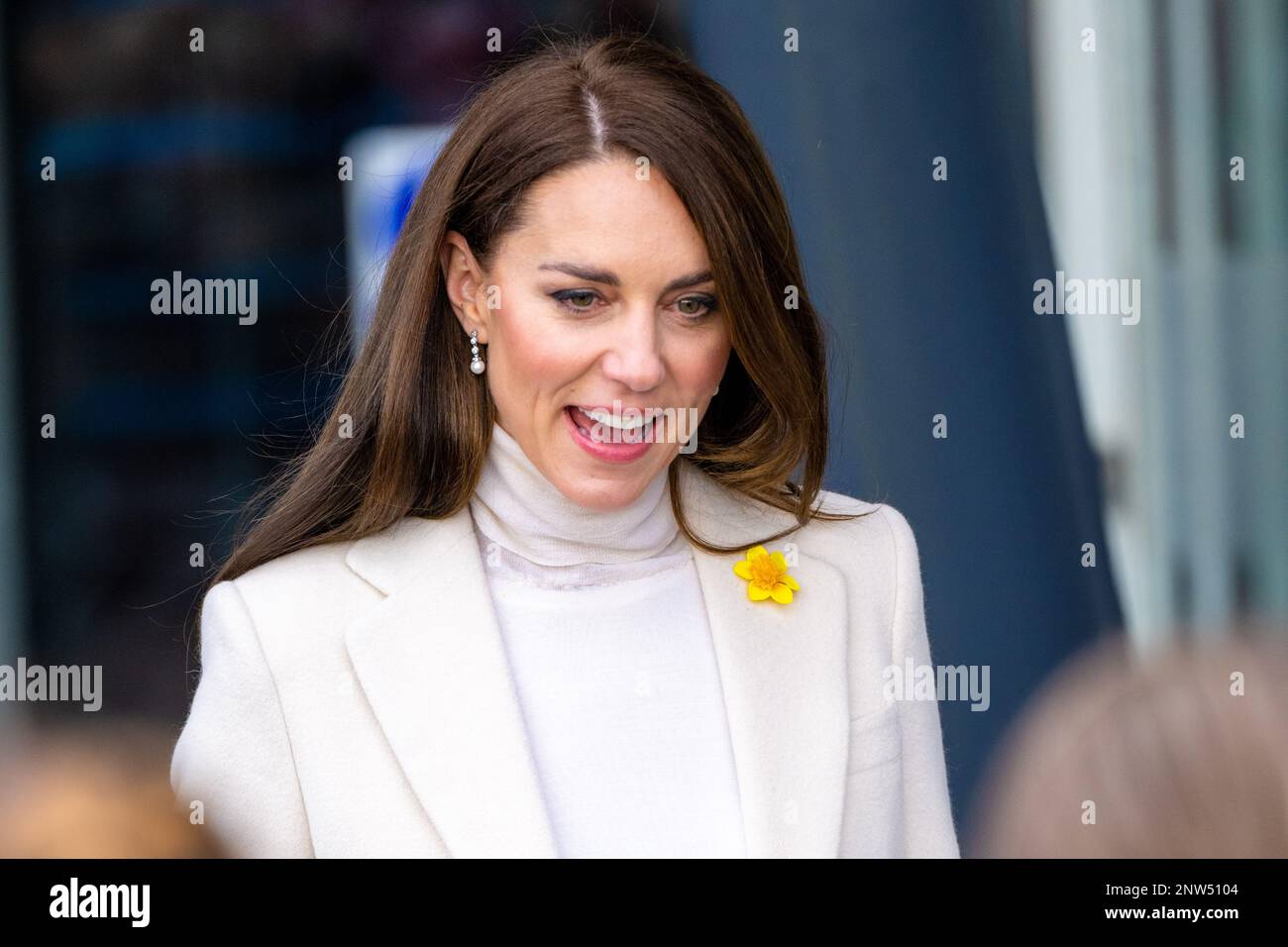 Port Talbot, UK - 28 Feb 2023, Catherine, Kate Middleton, Princess of ...