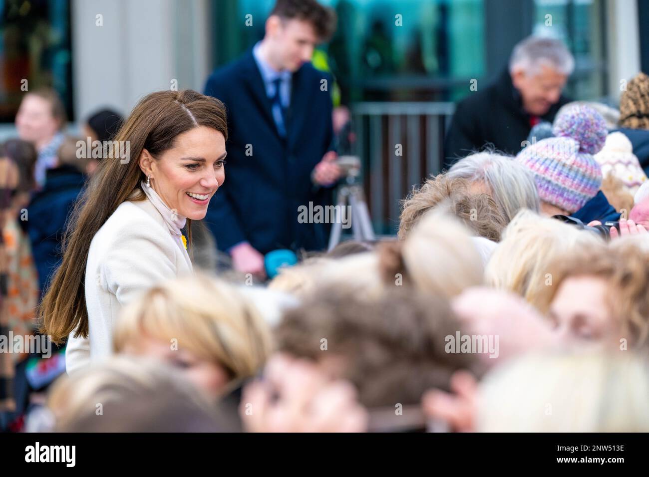 Port Talbot, UK - 28 Feb 2023, Catherine, Kate Middleton, Princess of ...