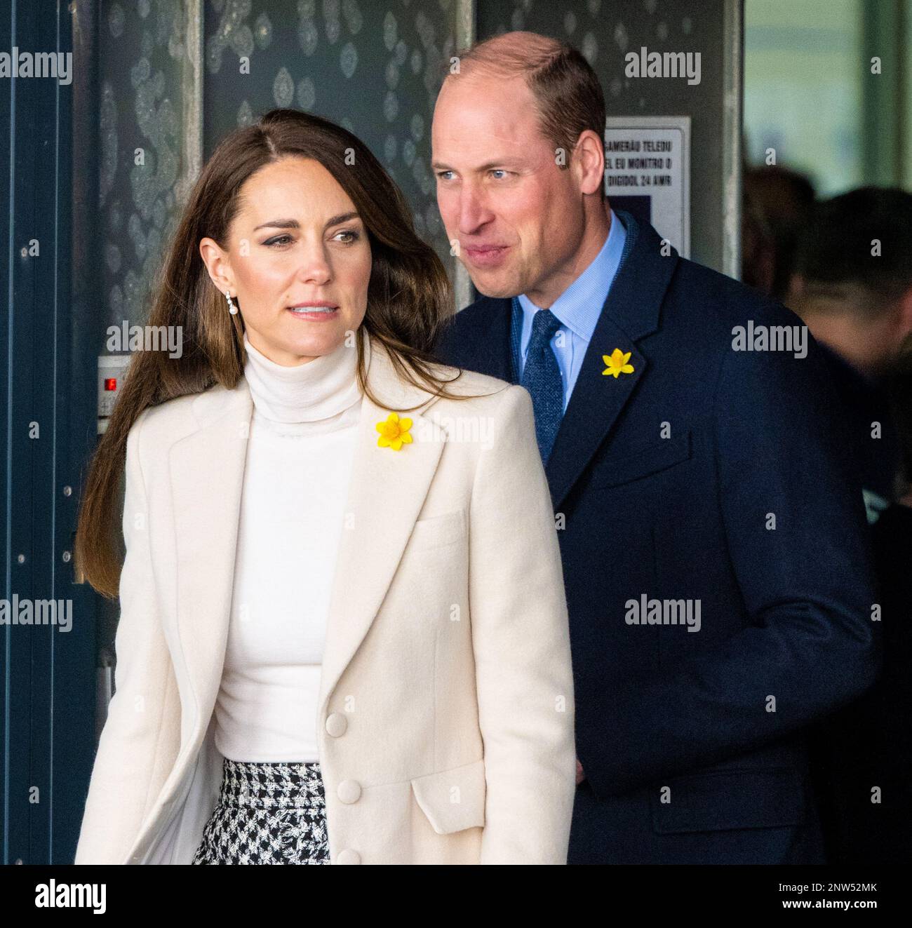 Port Talbot, UK - 28 Feb 2023, Prince William of Wales and Catherine ...