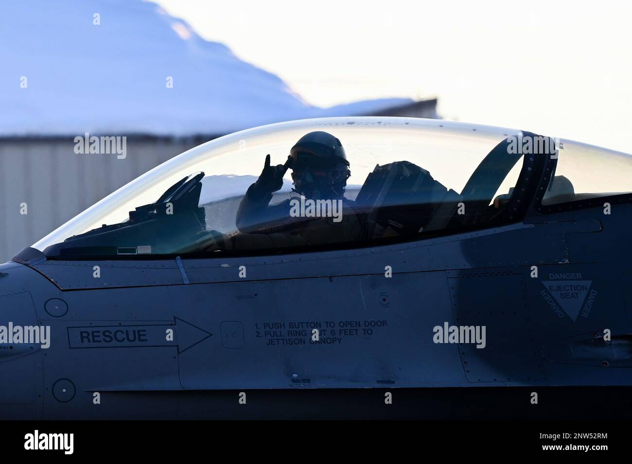 U.S. Air Force Lt. Col. Albert Roper, the 18th Aggressor Squadron ...