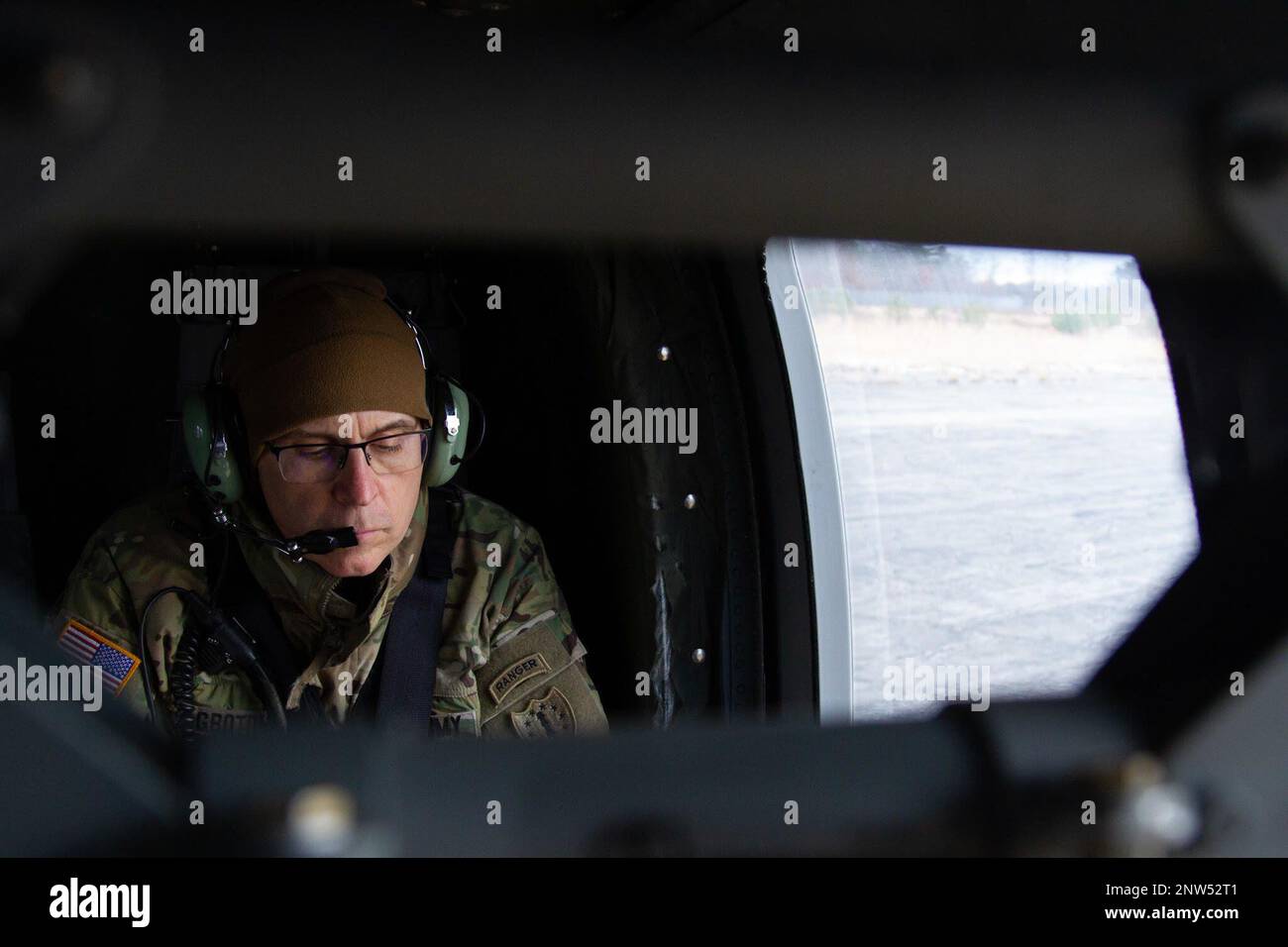 Col. Woody Groton, commander of 54th Troop Command, awaits departure in ...