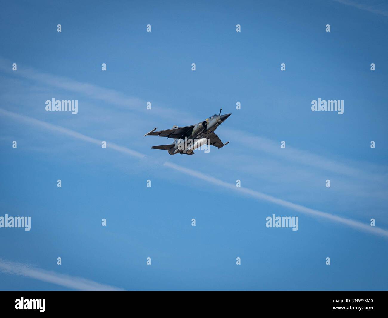 A Mirage F-1 fighter jet assigned to the 56th Fighter Wing, Luke Air ...