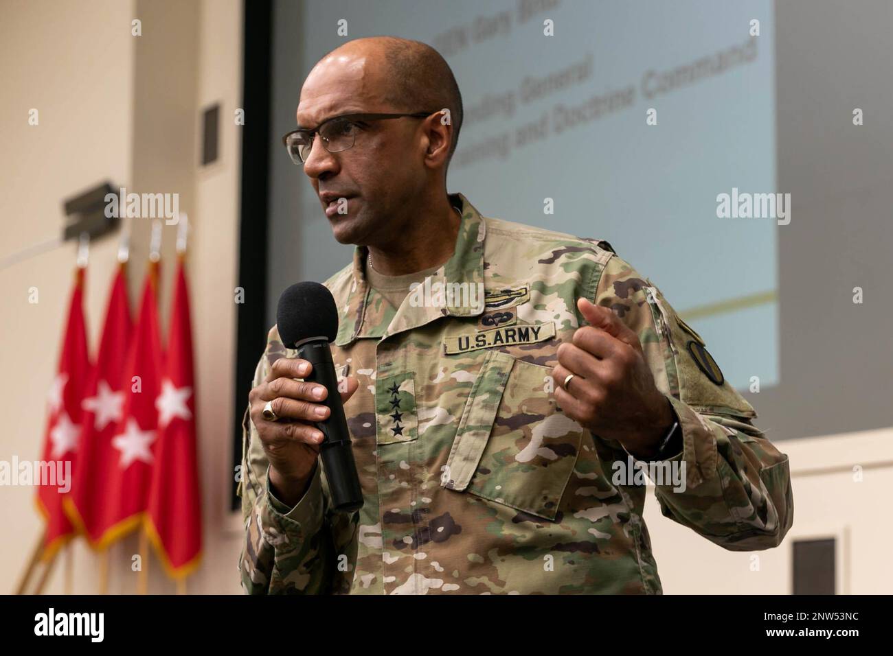 Gen. Gary Brito, the Commanding General of U.S. Army Training and ...