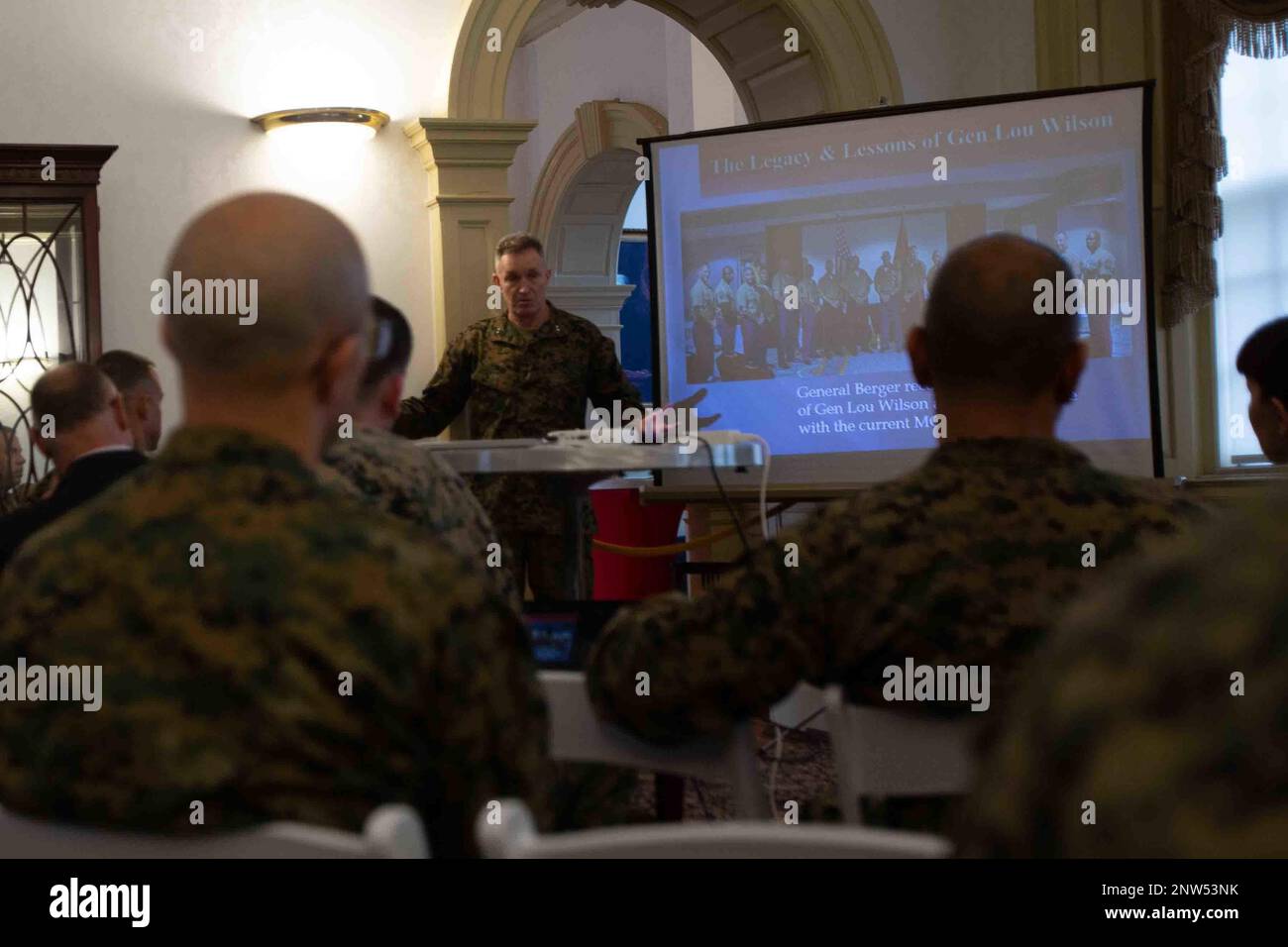U.S. Marine Corps Maj. Gen. William J. Bowers, the commanding general ...