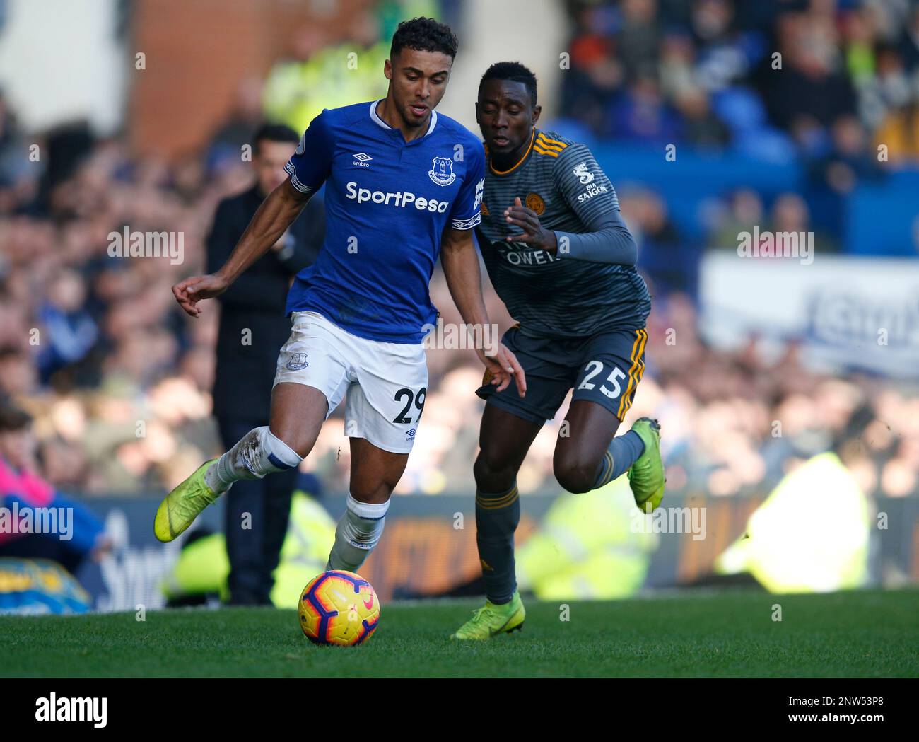 January 1, 2019 - Liverpool, United Kingdom - Dominic Calvert Lewin of ...