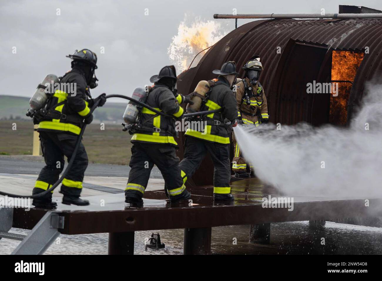 U.S. Air Force 60th Civil Engineer Squadron and San Francisco Fire ...