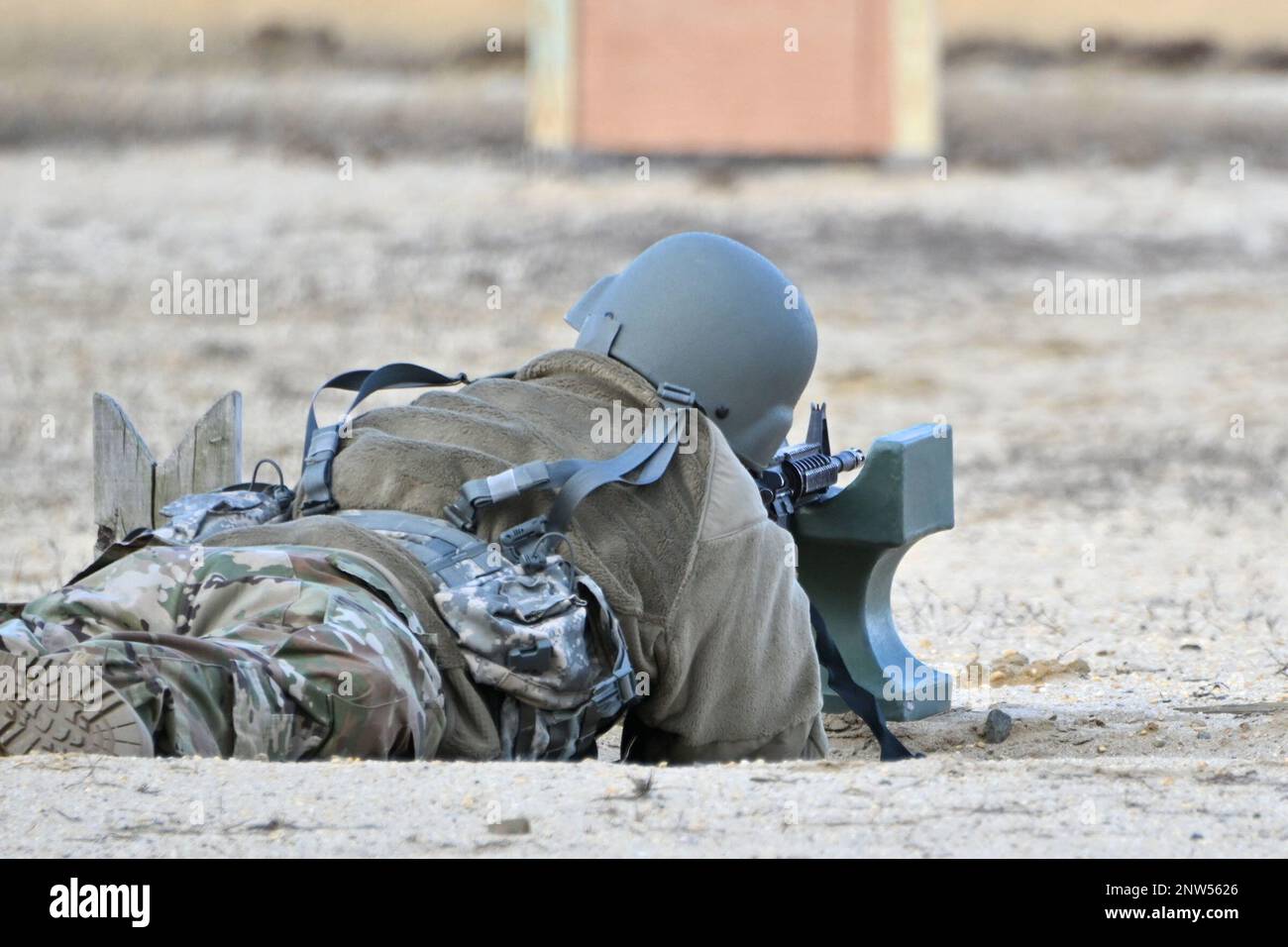 The 44 IBCT is on Range 29A at Fort Dix completing their Rifle ...