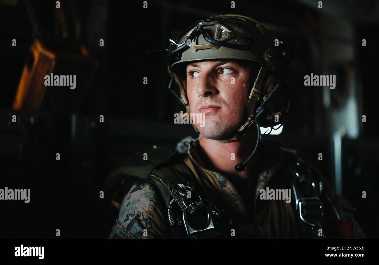 A U.S. Marine with 2d Reconnaissance Battalion (2d Recon), 2d Marine ...