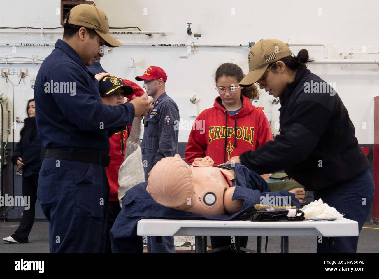 230203-N-NO356-1191 PACIFIC OCEAN (Feb. 3, 2023) – Hospital Corpsman ...