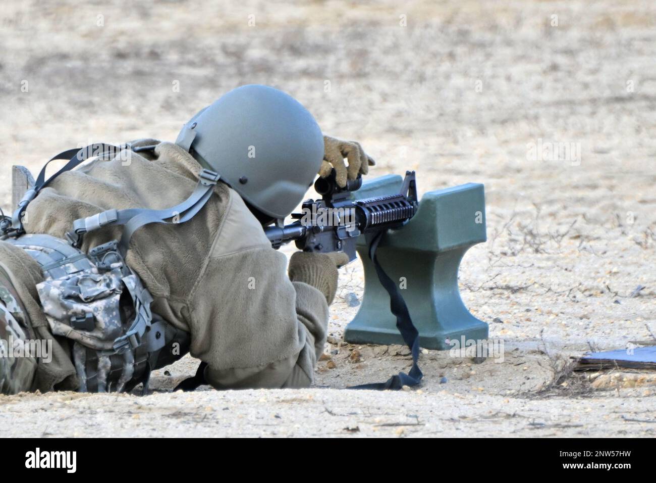 The 44 IBCT is on Range 29A at Fort Dix completing their Rifle ...