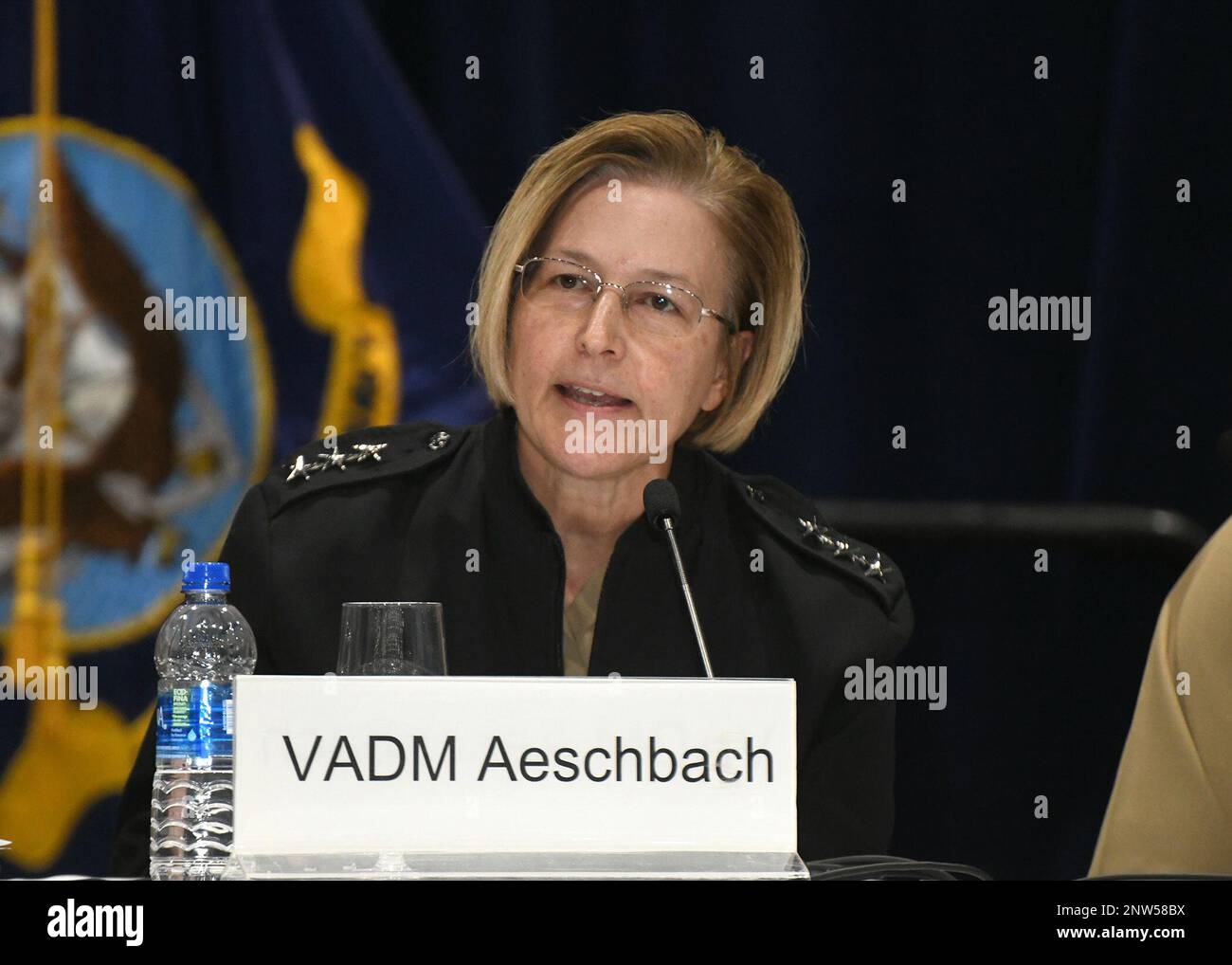 Vice Adm. Kelly Aeschbach, commander Naval Information Forces (NAVIFOR ...