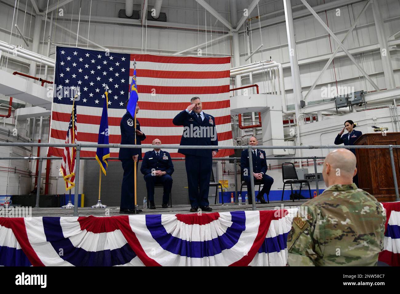U.S. Air Force Lt. Col. Francis J. Farrelly Jr., Commander of the 105th ...