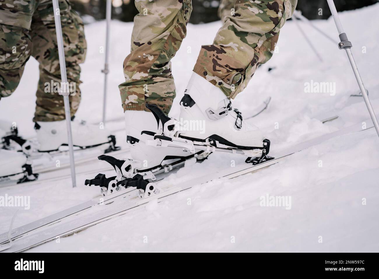 U.S. Army Paratroopers assigned to the 173rd Airborne Brigade ascend a ...