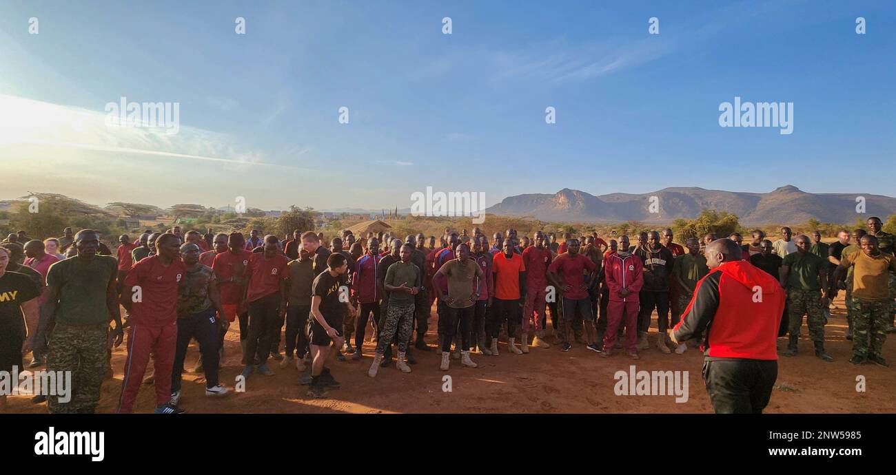 Lt. Col. Peter Mwangi, Commander of the 27th Mechanized Infantry ...