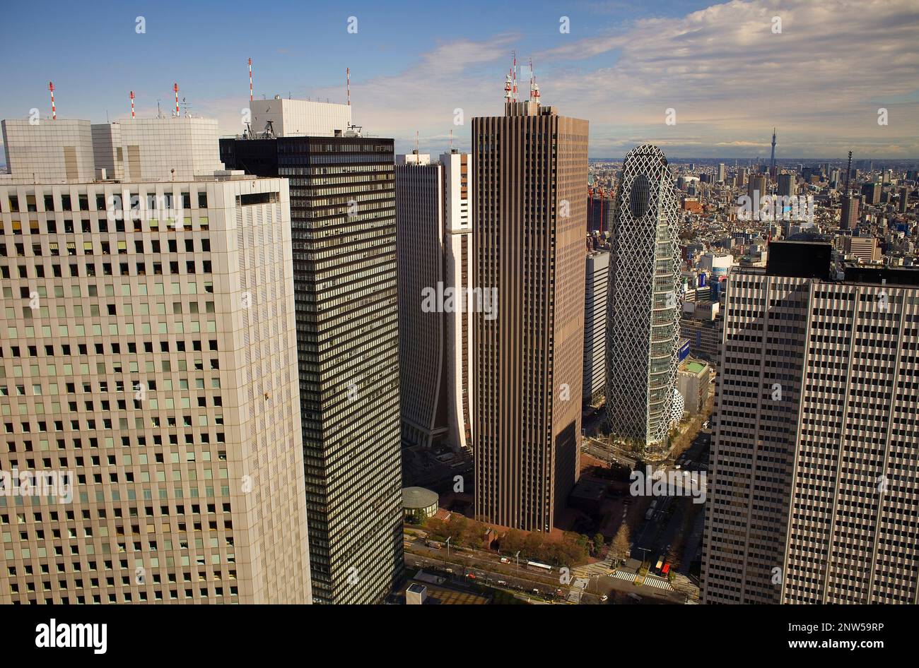 Skyscrapers in Nishi Shinjuku,Shinjuku district, Tokyo, Japan,Asia ...