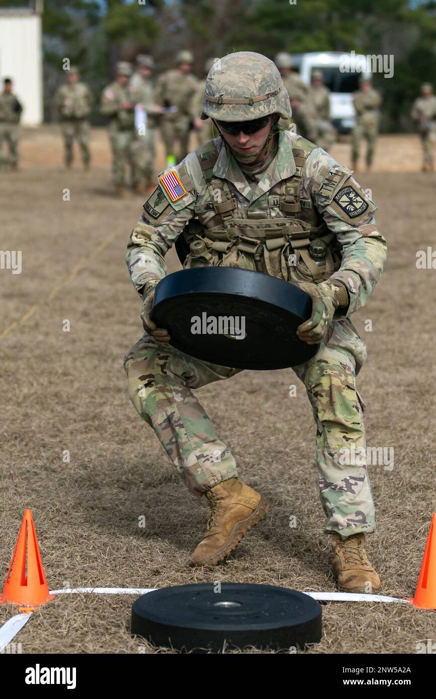 Cadet Ryan Jones, University of Alabama, competes in the M-17 Basic ...