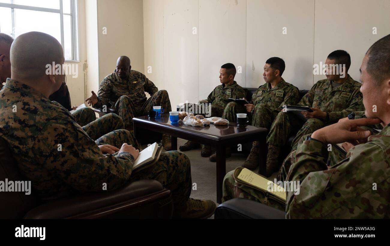 U.S. Marine Corps and Amphibious Rapid Deployment Brigade senior ...