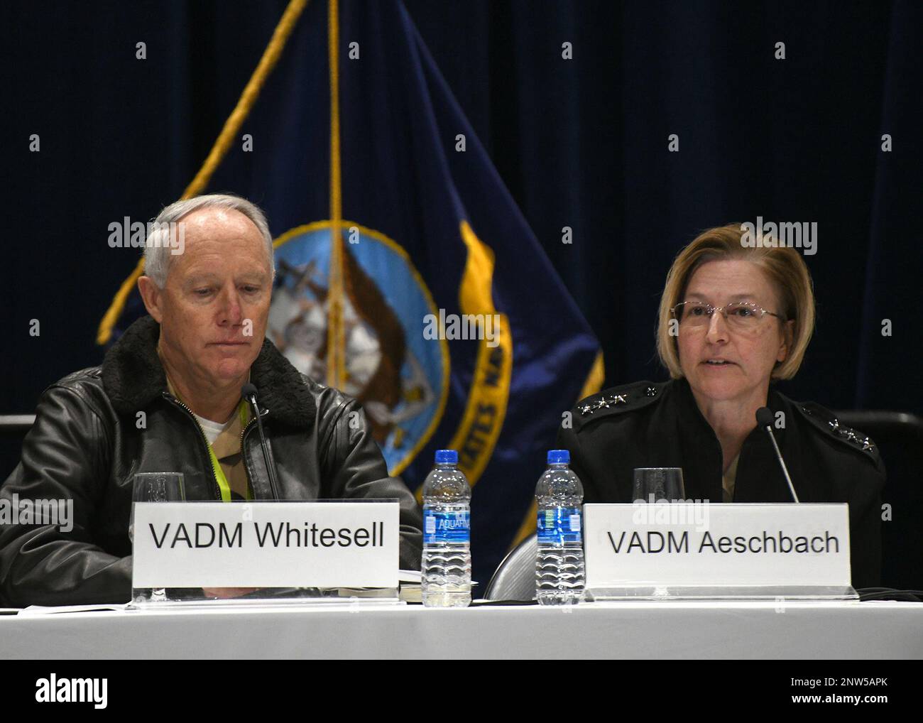 Vice Adm. Kelly Aeschbach, commander Naval Information Forces (NAVIFOR ...