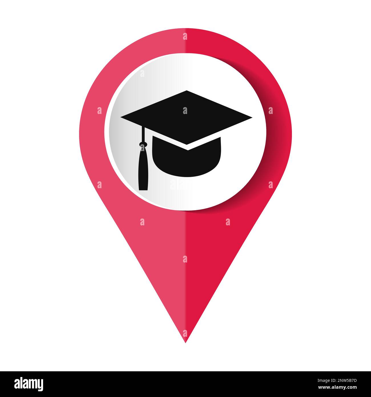 University location icon. Map pointer Stock Vector Image & Art - Alamy