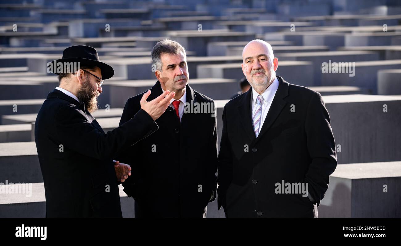 Berlin, Germany. 28th Feb, 2023. Eli Cohen (m), Foreign Minister of ...