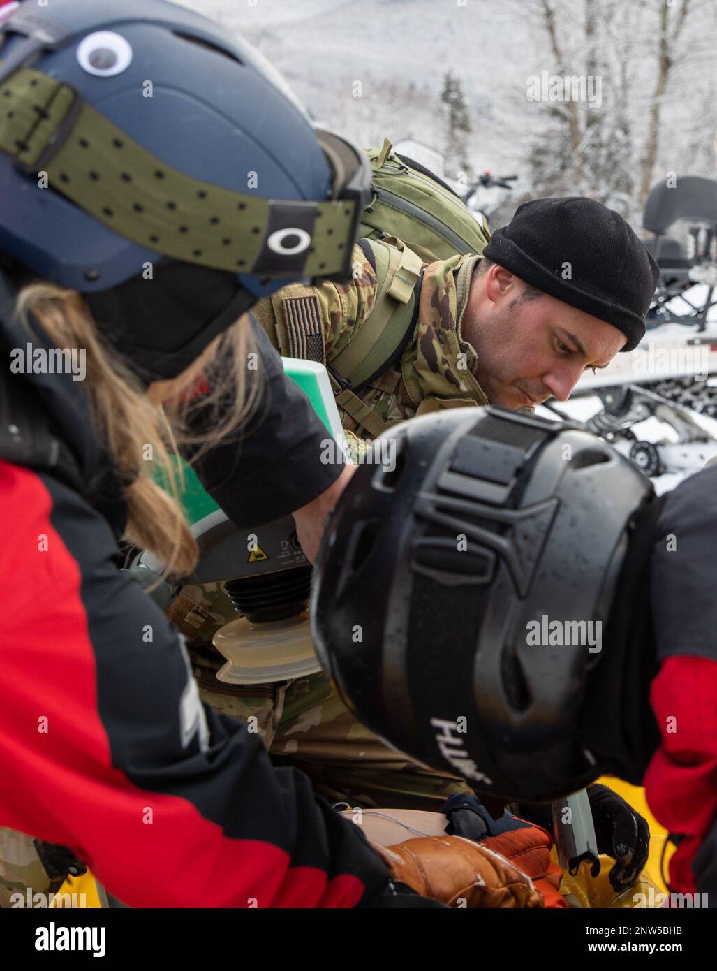 Staff Sgt. Michael Avard, training noncommissioned officer, with ...