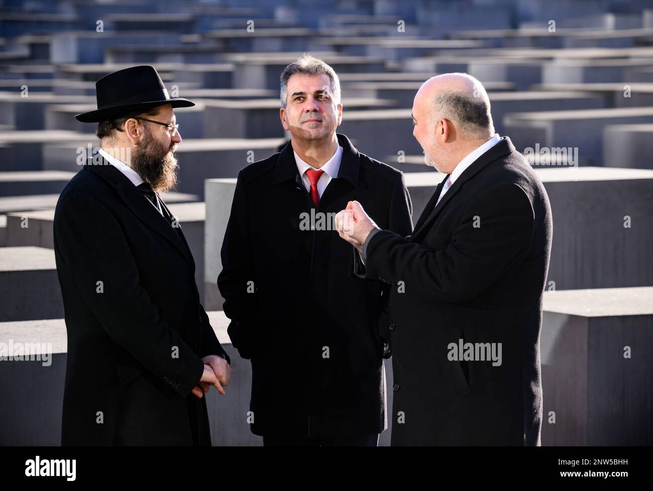Berlin, Germany. 28th Feb, 2023. Eli Cohen (m), Foreign Minister of ...