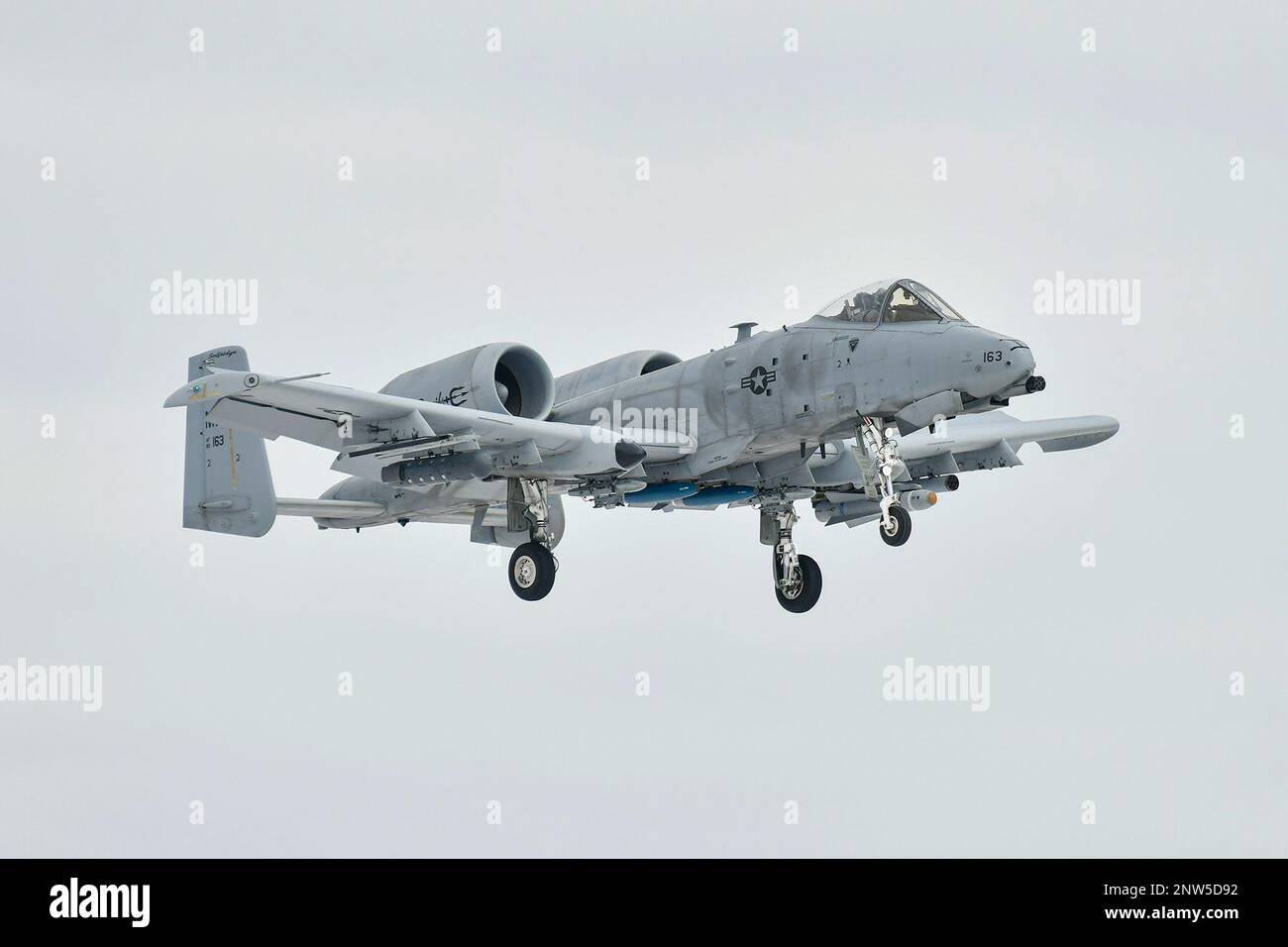An A-10 Thunderbolt II aircraft flown by the 107th Fighter Squadron ...