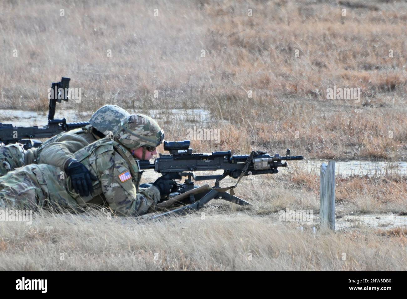 The soldiers from the 1st Battalion 175th Infantry are on Range 47B on ...