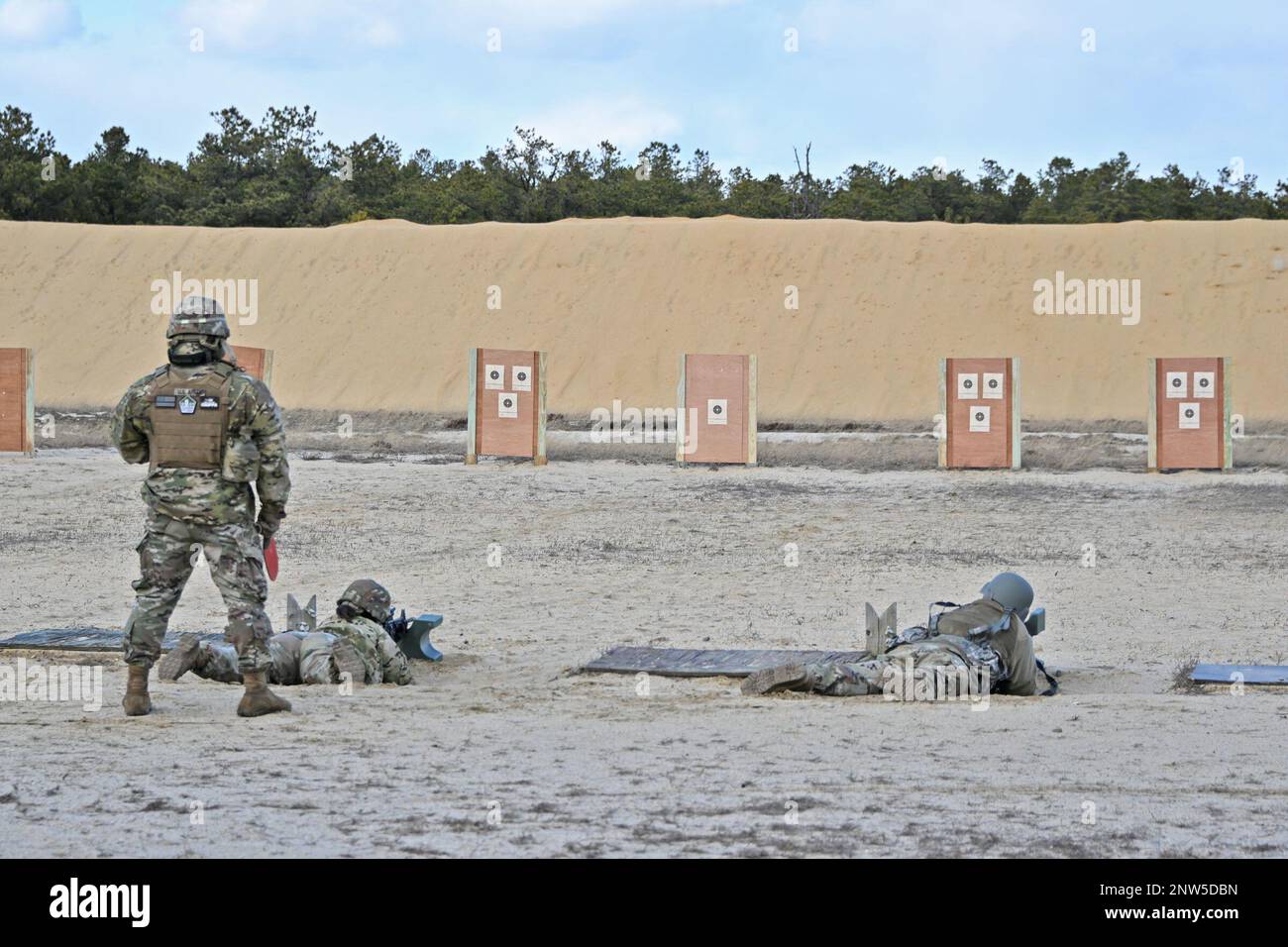 The 44 IBCT is on Range 29A at Fort Dix completing their Rifle ...
