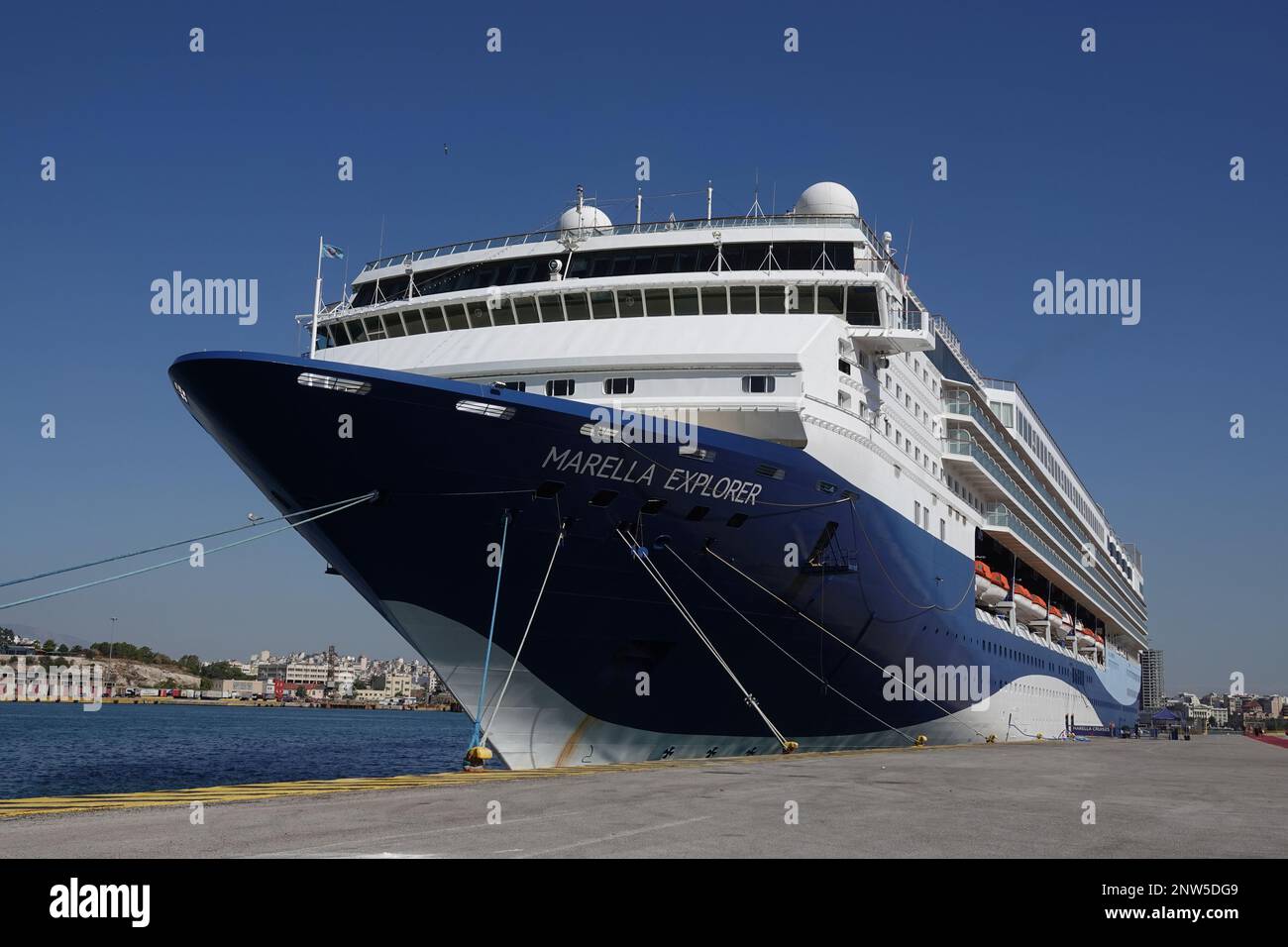 The cruise ship Marella Explorer operated by TUI, in port Stock Photo ...