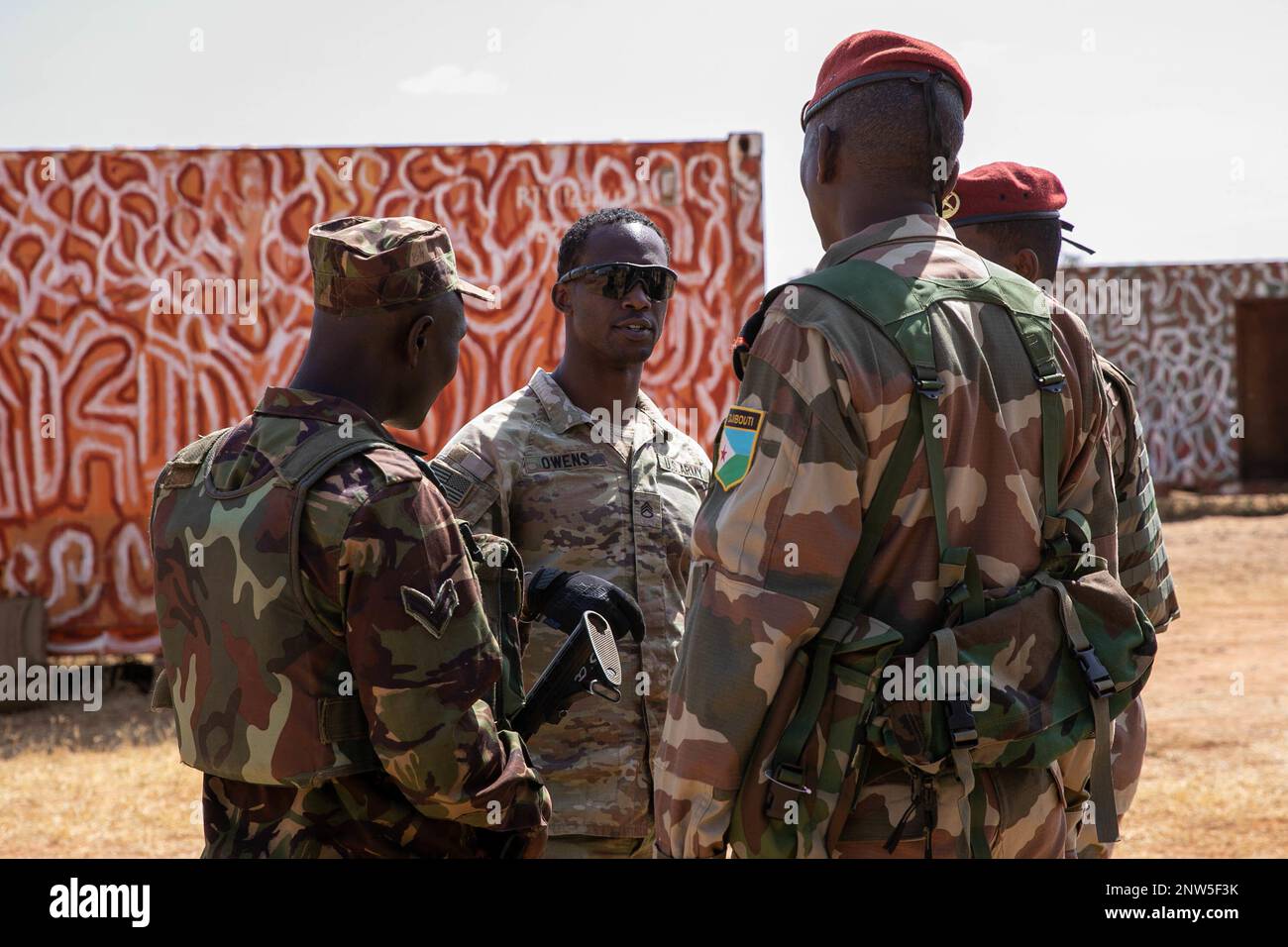 U.S. Army Staff Sgt. Miles Owens from the 2nd Security Force Assistance ...