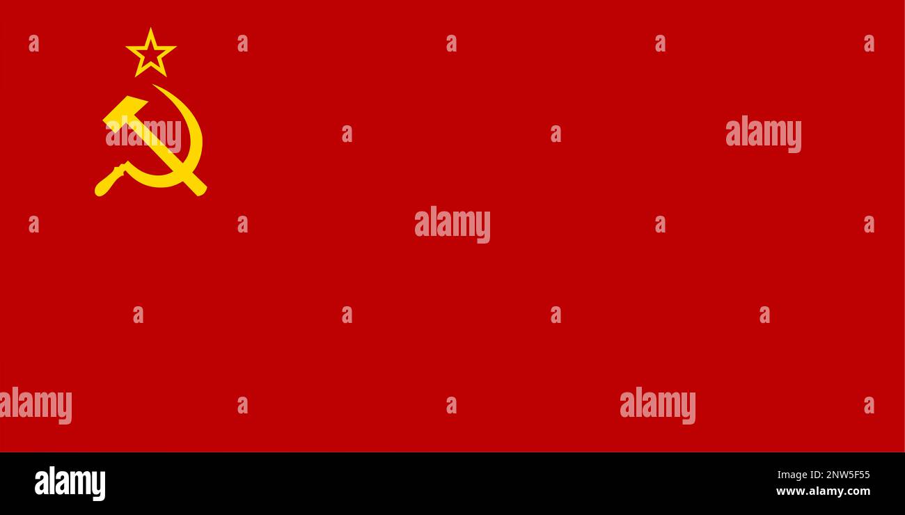 National flag of the Union of Soviet Socialist Republics Stock Photo - Alamy